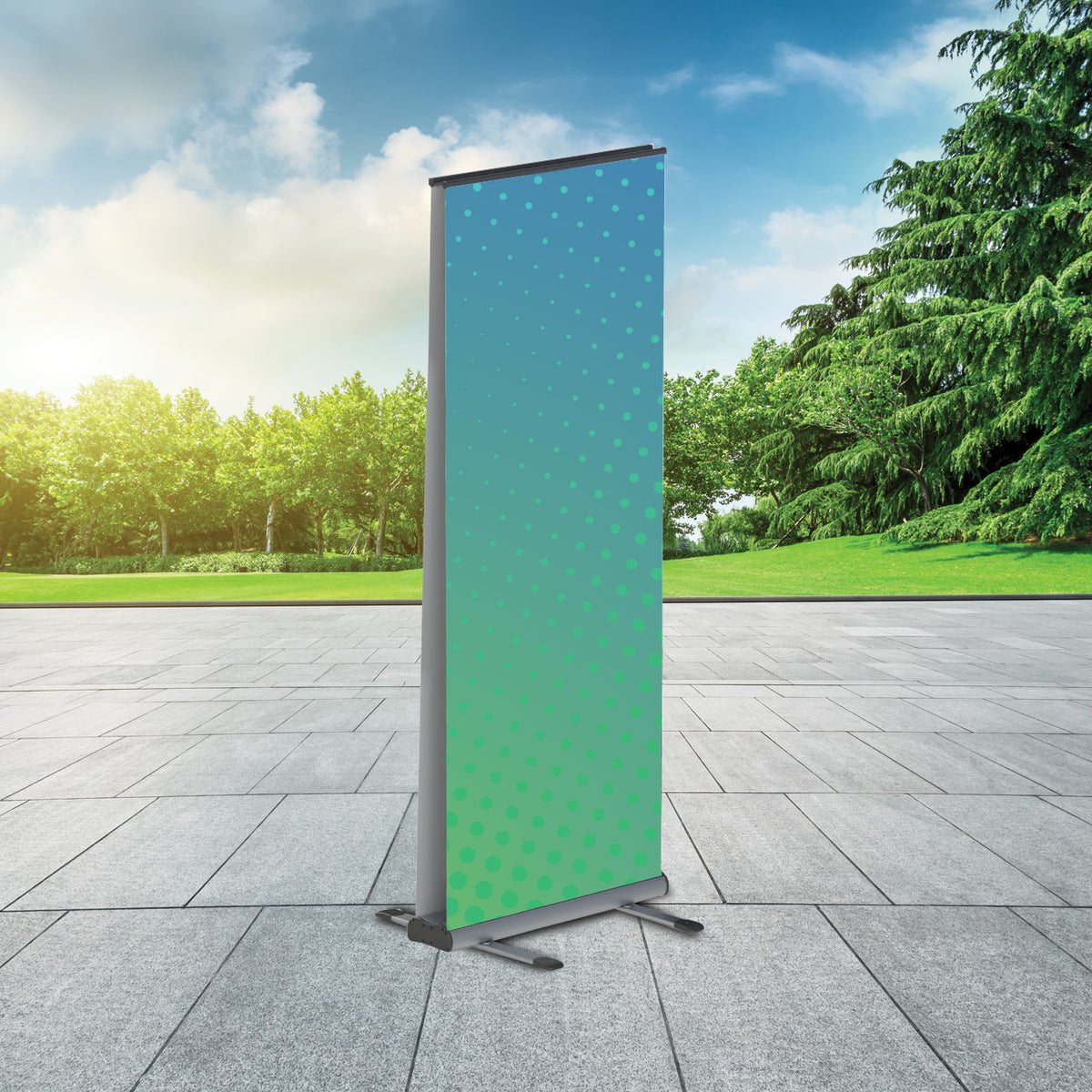 Outdoor Pull-Up Banners | Durable & Weather-Resistant — Display Direct