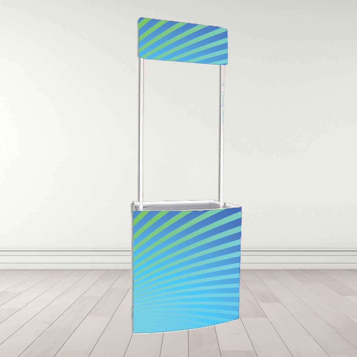 Economy Promotional Counter + Header — Display Direct